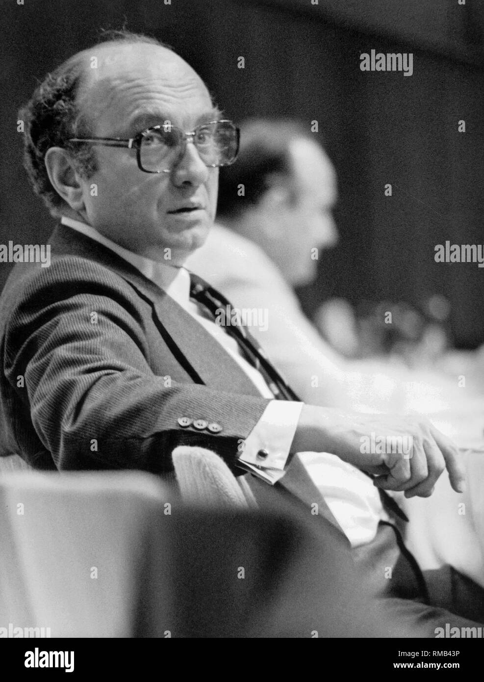 The FDP politician Otto Graf Lambsdorff in 1984 Stock Photo - Alamy
