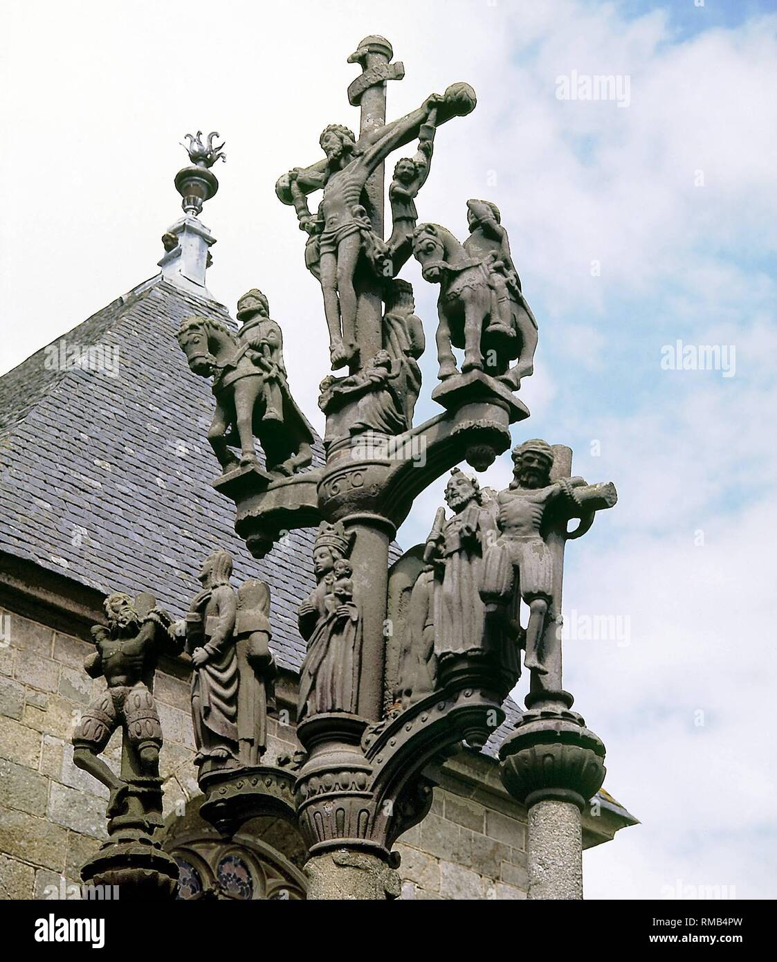 The calvary st thegonnec in brittany hi-res stock photography and ...