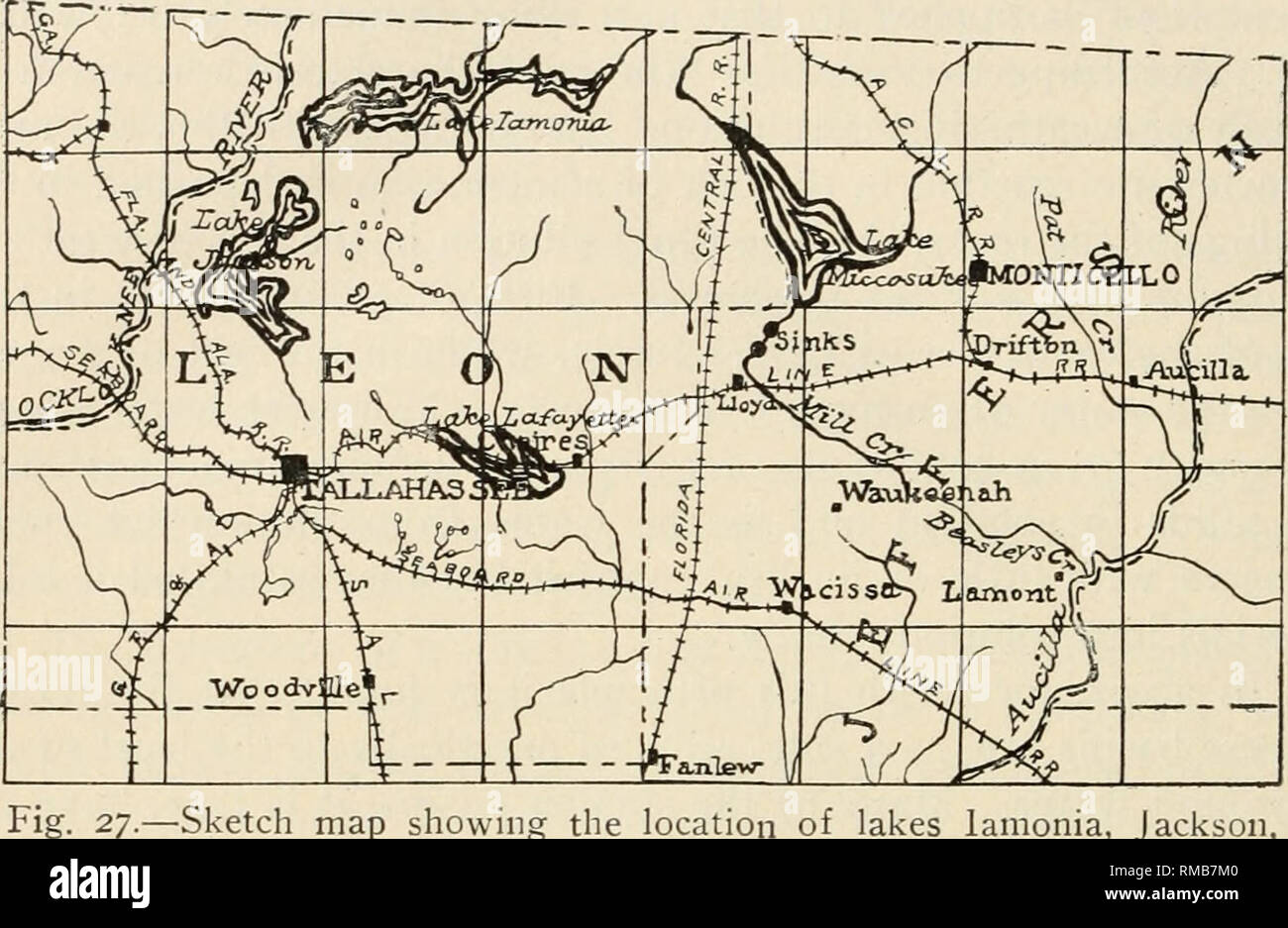 Map of florida counties hi-res stock photography and images - Alamy
