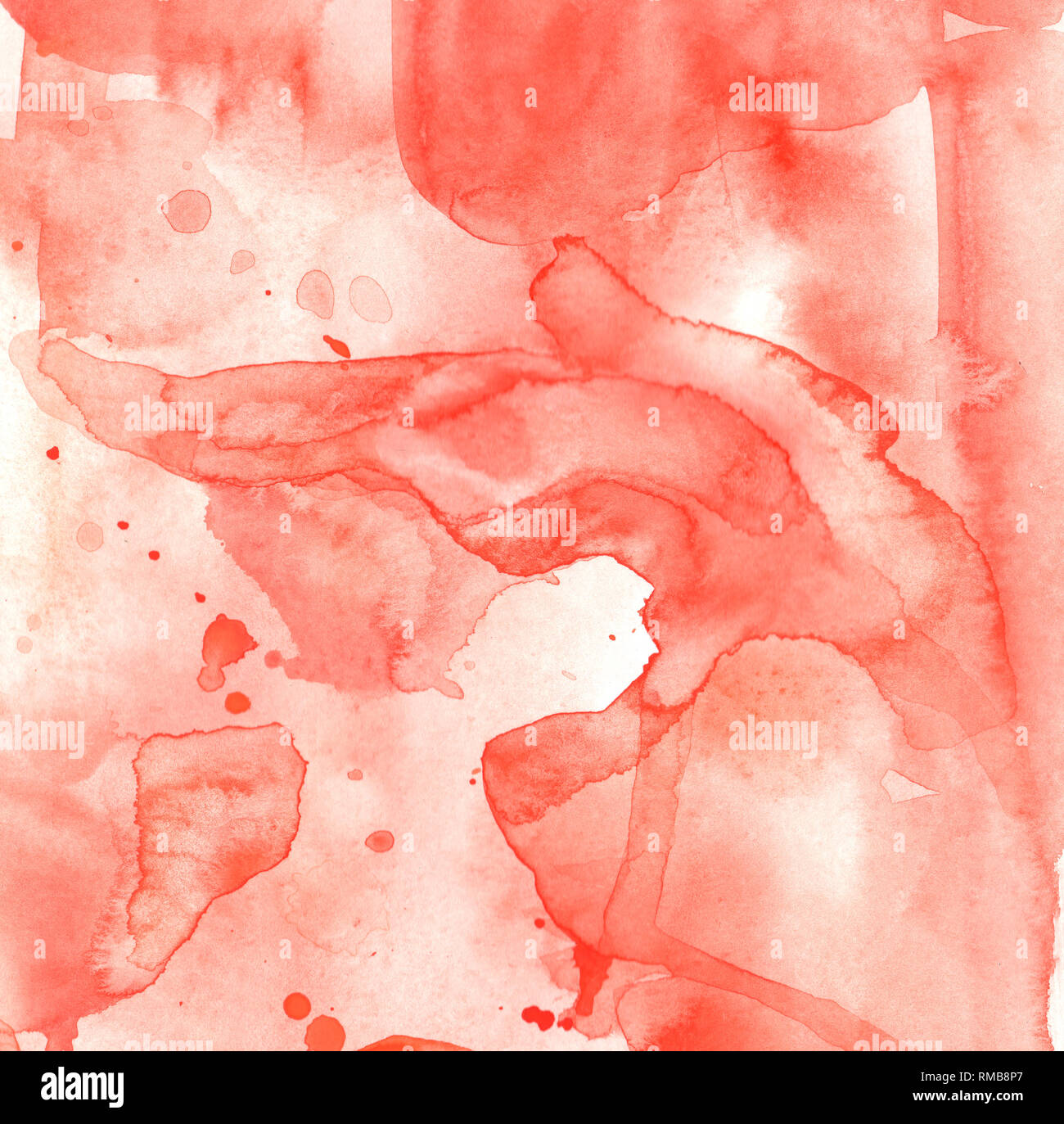 Abstract watercolor paper splash shapes isolated drawing. Illustration ...