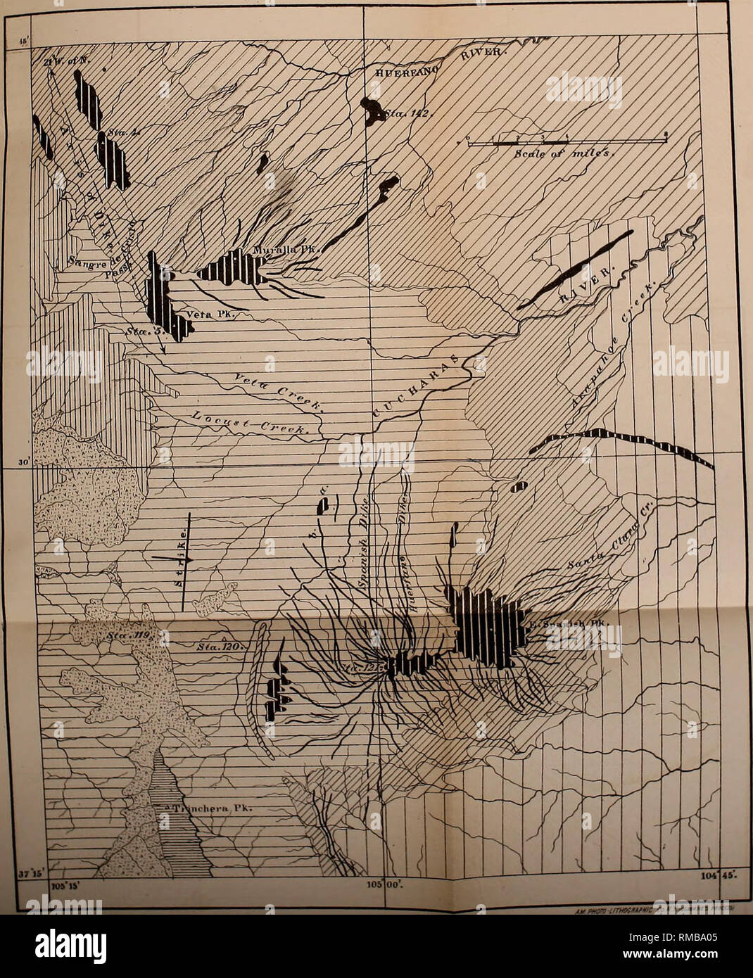 Basalt colorado map hi-res stock photography and images - Alamy