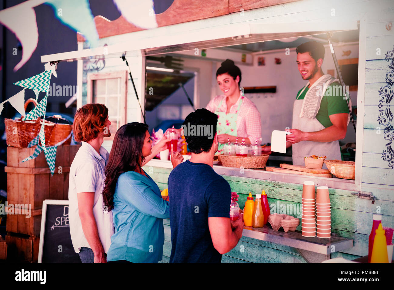 Beautiful Waitress Taking Order Stock Photos & Beautiful Waitress ...