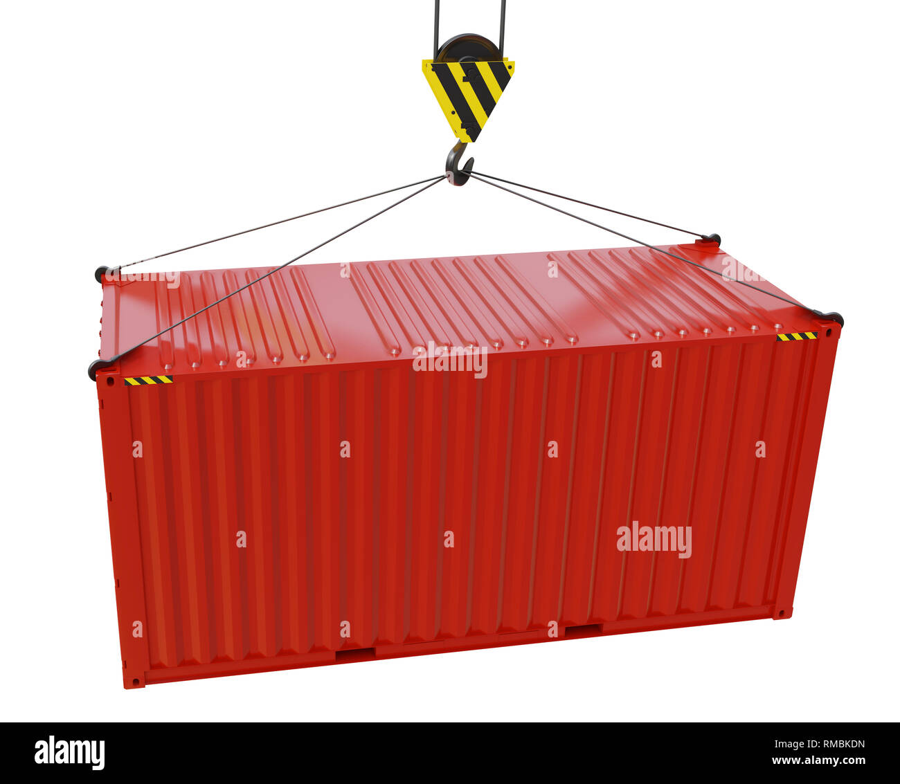 Hoisted by crane Cut Out Stock Images & Pictures - Alamy