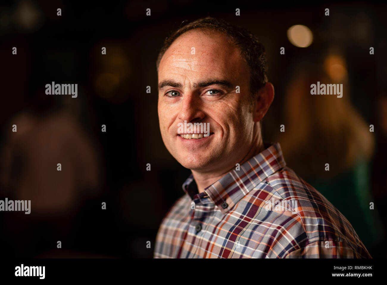 Smile headshot looking at camera man hi-res stock photography and ...