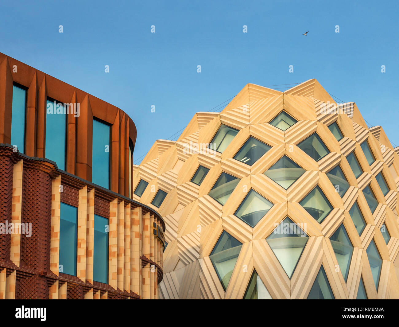 Modern architecture detail at Victoria Gate shopping centre in Leeds ...