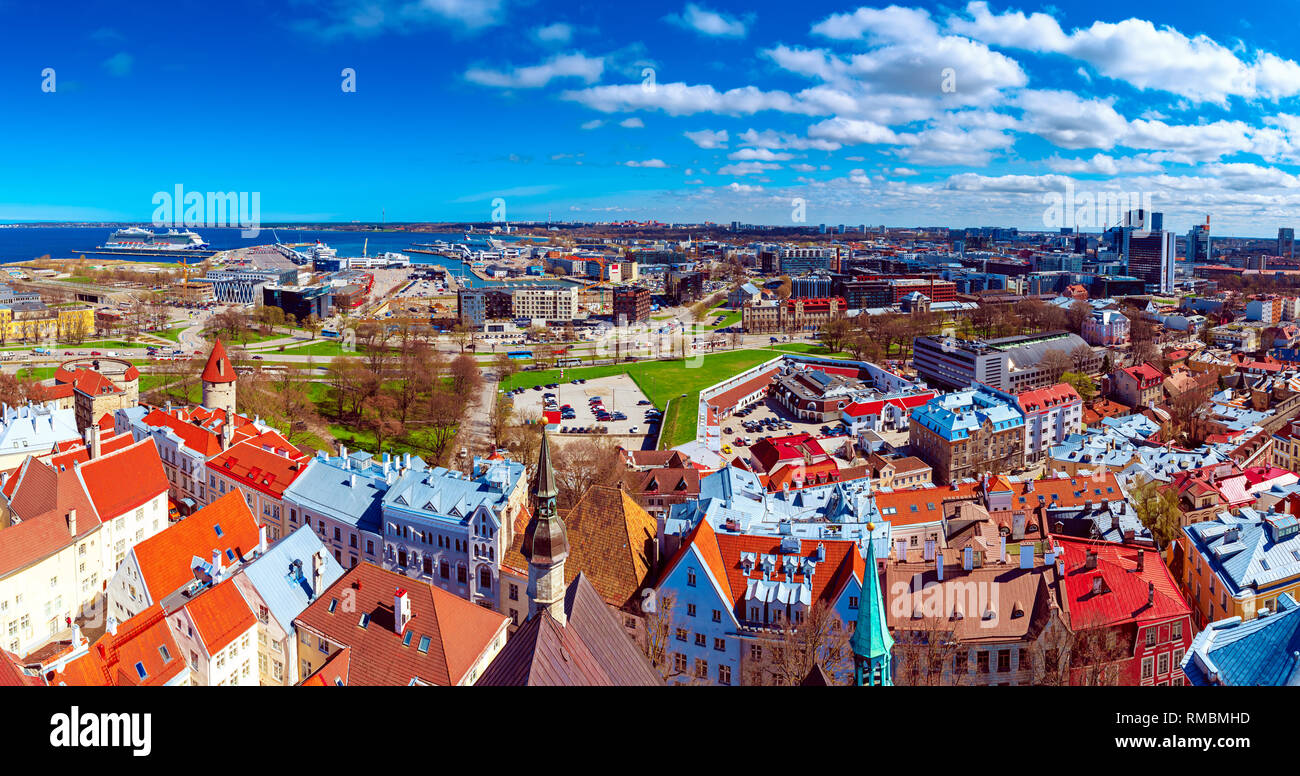 Tallinn panorama hi-res stock photography and images - Alamy