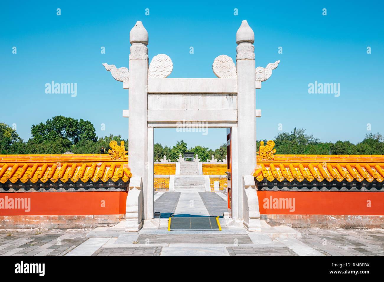 Temple of Earth, Ditan Park in Beijing, China Stock Photo - Alamy