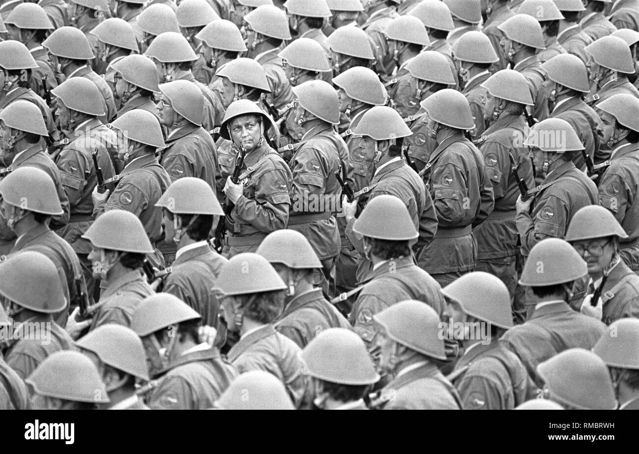 The Party and State Leadership of the GDR celebrates the 25th ...