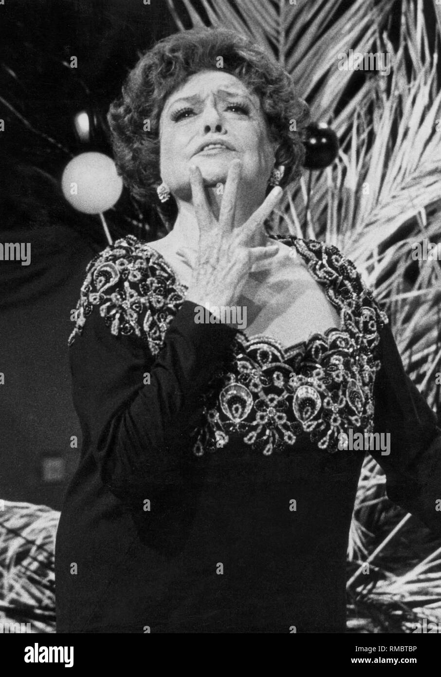Zarah Leander (1907-1981), a Swedish actress and singer Stock Photo - Alamy