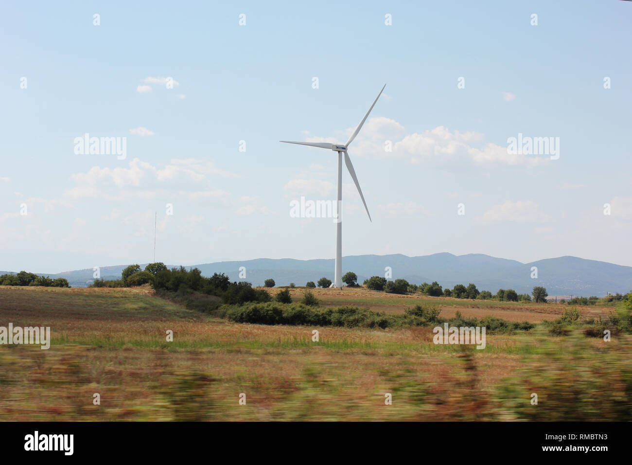 Windmill (turbine) for electric power production Stock Photo - Alamy
