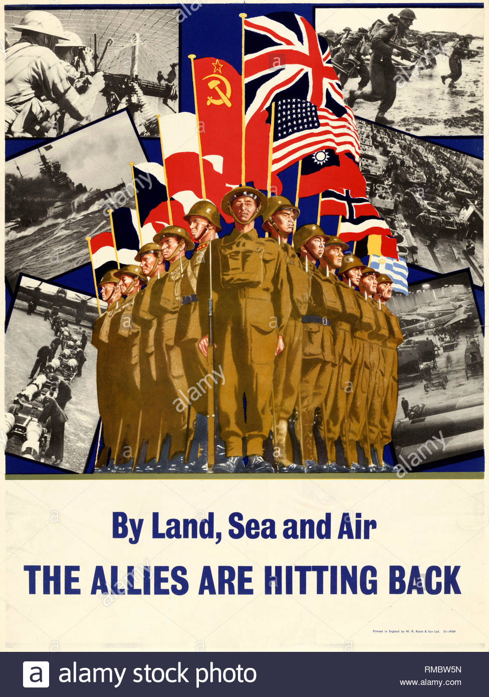 British World War 2 Public Information Propaganda poster Stock Photo ...