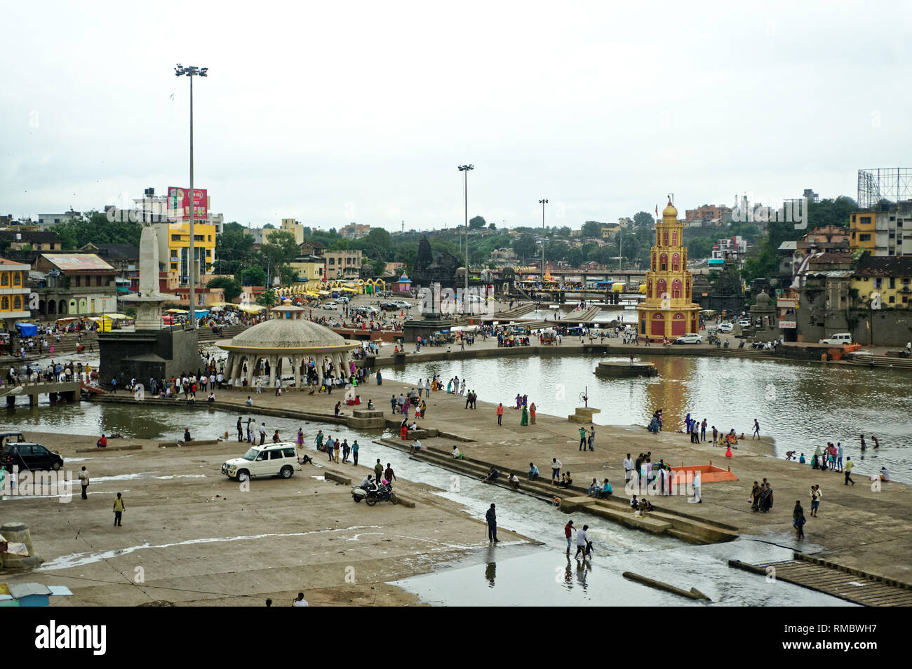 Godavari river ghat at nashik, Maharashtra, India, Asia Stock Photo - Alamy