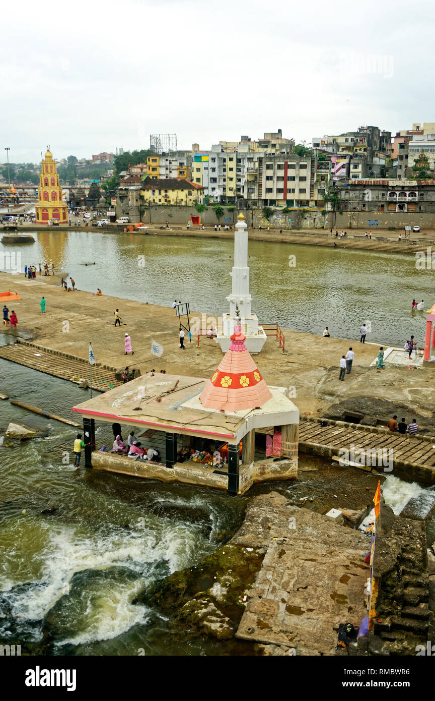 Godavari ghat nashik hi-res stock photography and images - Alamy