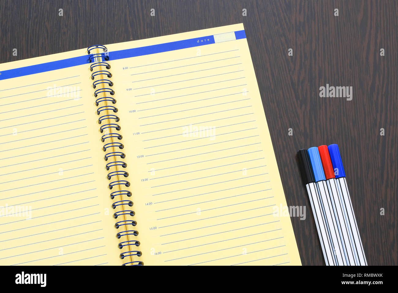 Planner markers hi-res stock photography and images - Alamy