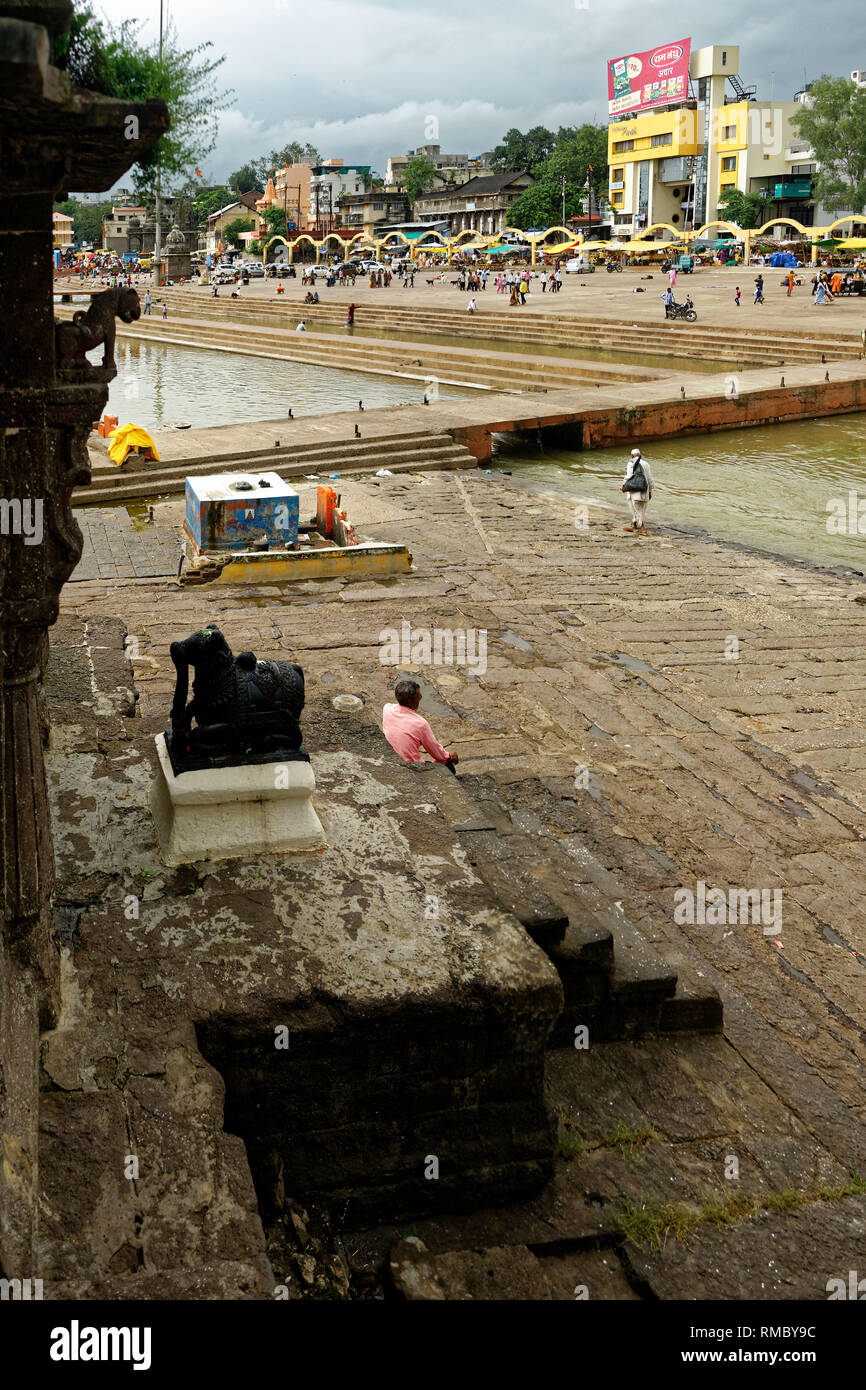 Godavari ghat nashik hi-res stock photography and images - Alamy