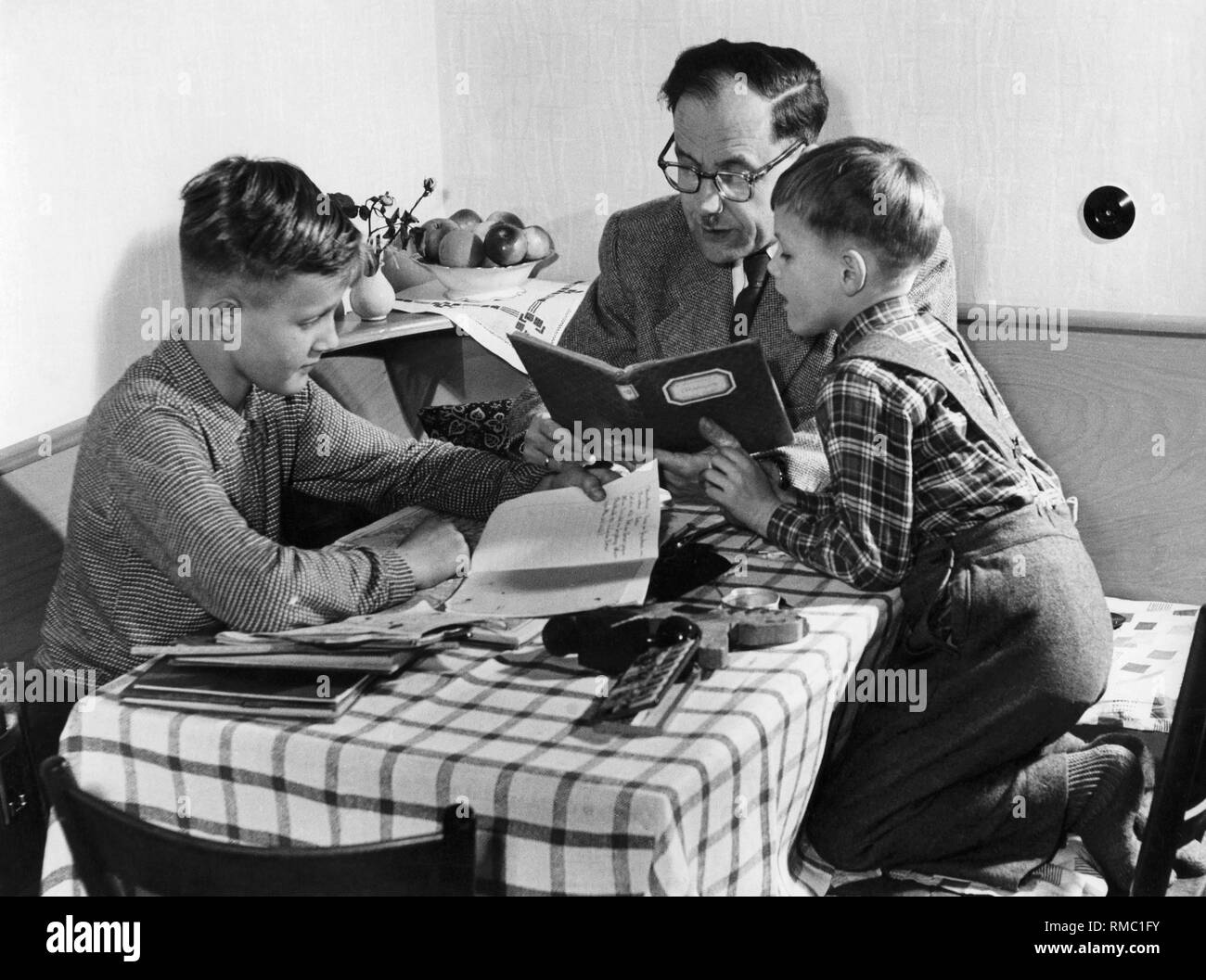 Work homework Black and White Stock Photos & Images - Alamy