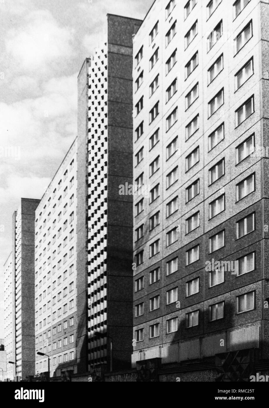 Exterior view of the extensive building complex of the Stasi ...