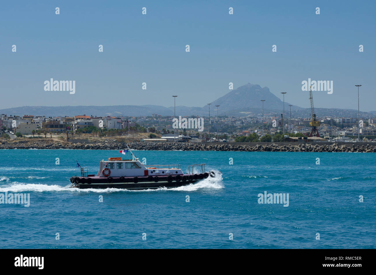 Greek seaport hi-res stock photography and images - Alamy