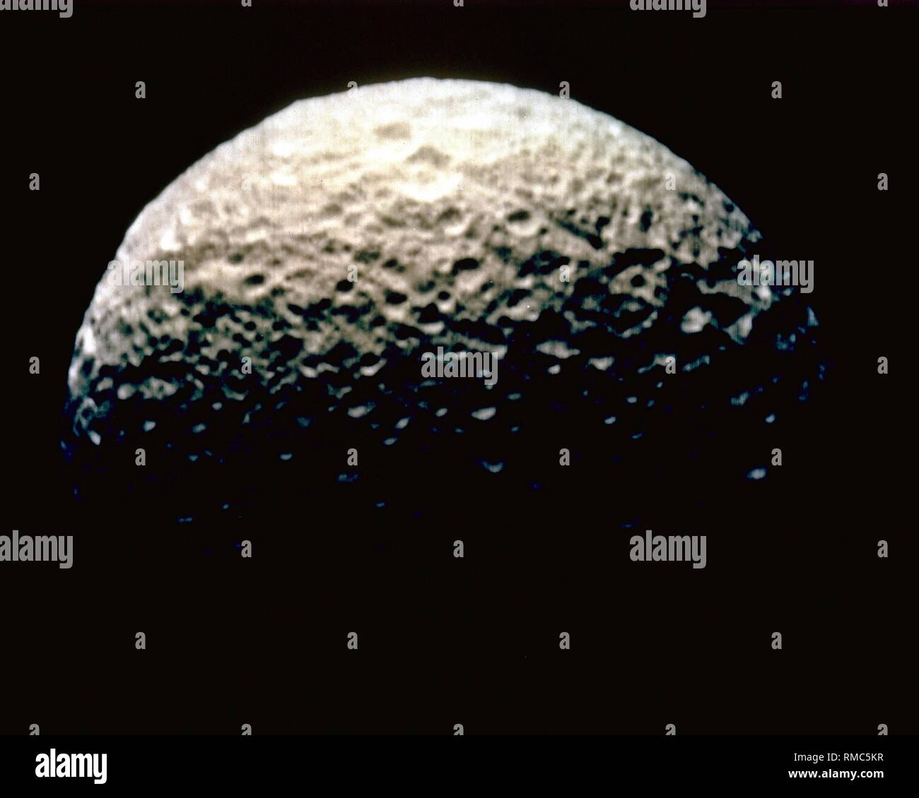 Saturn moons voyager 1 hi-res stock photography and images - Alamy