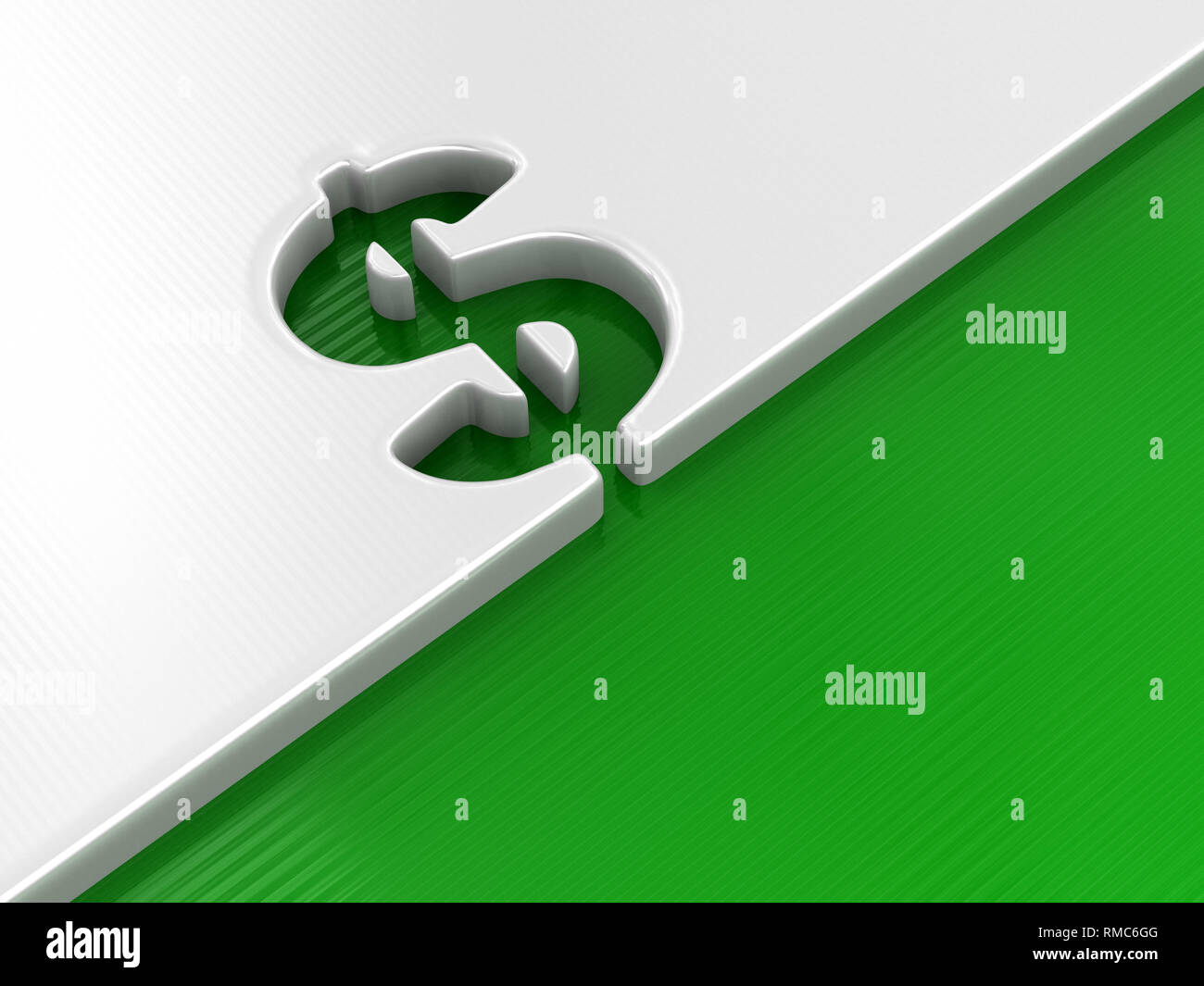Dollar sign. Image with clipping path Stock Photo - Alamy