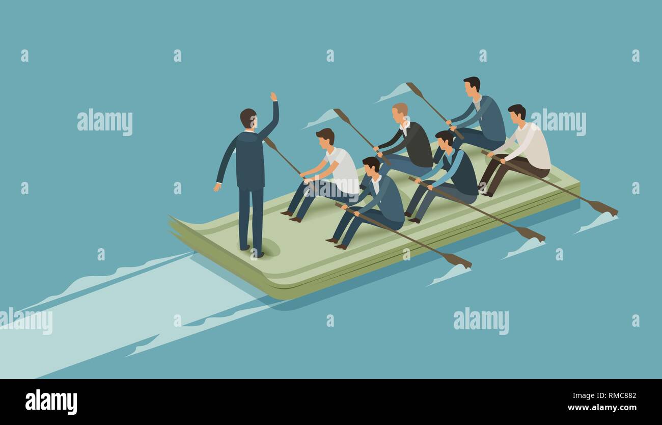 Team working ship Stock Vector Images - Alamy