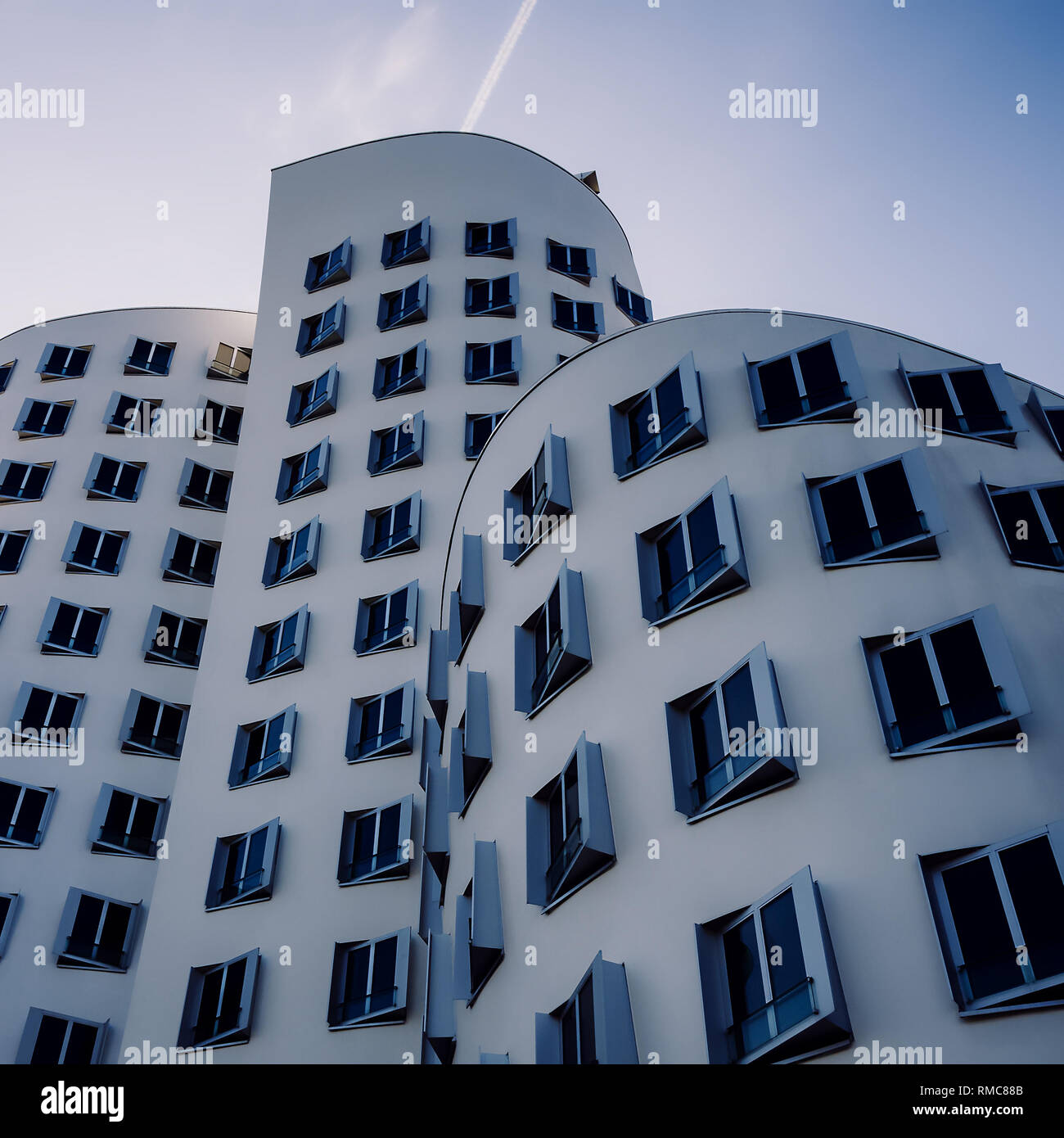 Gehry buildung in Düsseldorf Germany in the morning Stock Photo - Alamy