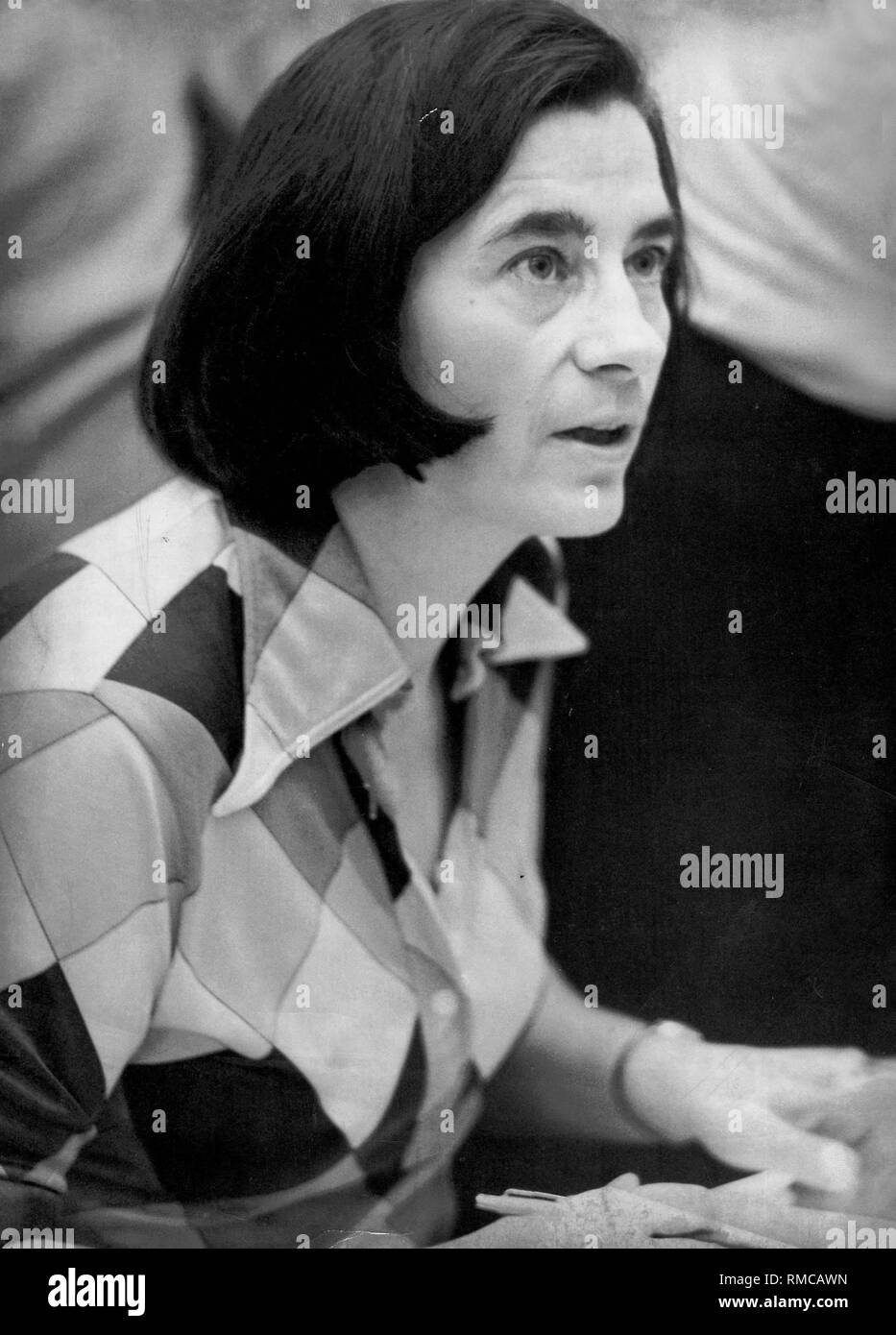 Christa Wolf (born 1929), German writer. Undated photo Stock Photo - Alamy