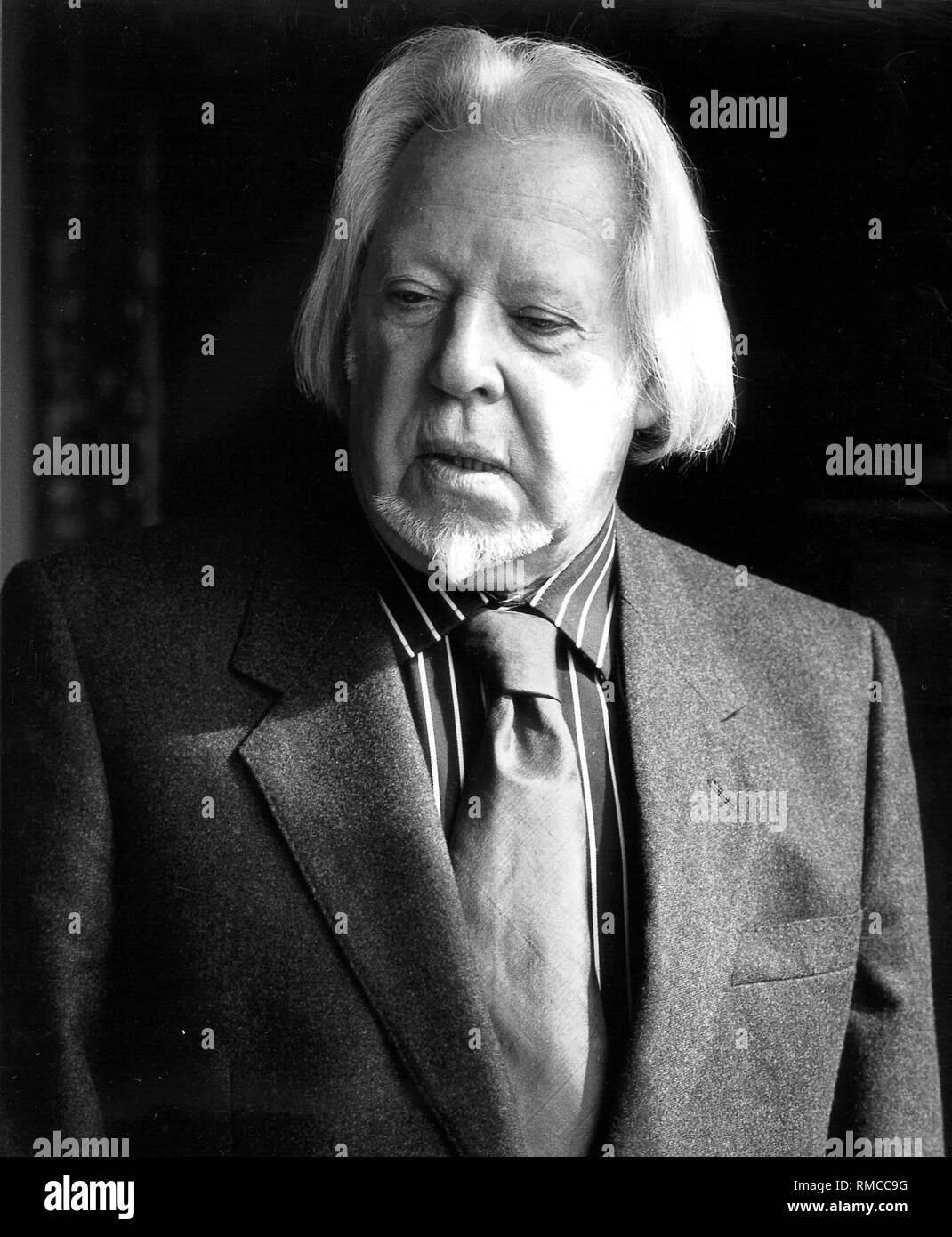 Helmut Gernsheim, photo historian, Lugano (1985 Stock Photo - Alamy