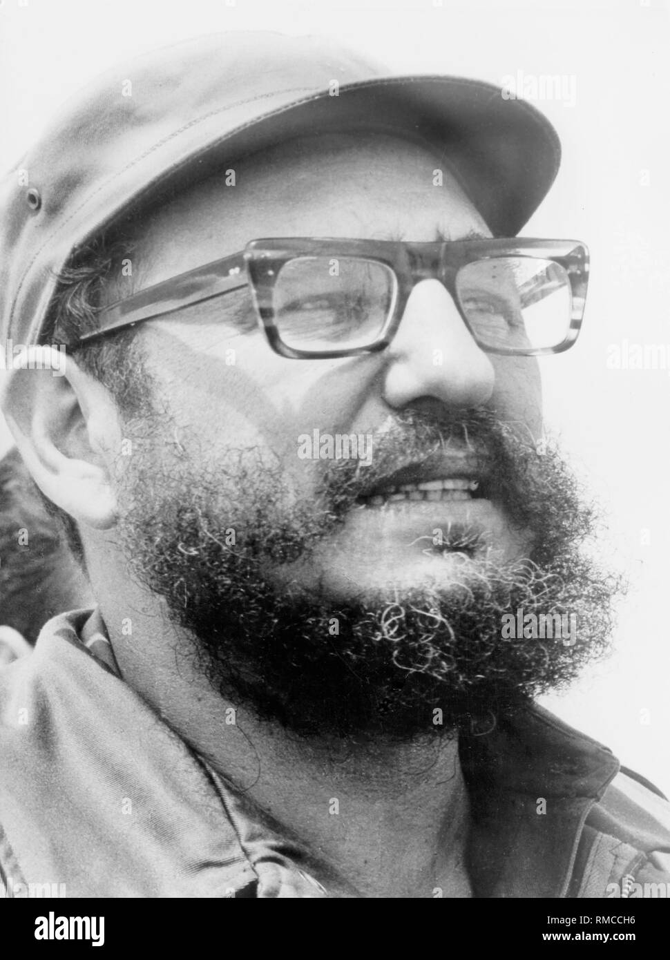 Fidel Castro, Cuban Prime Minister, during his visit to East Berlin ...