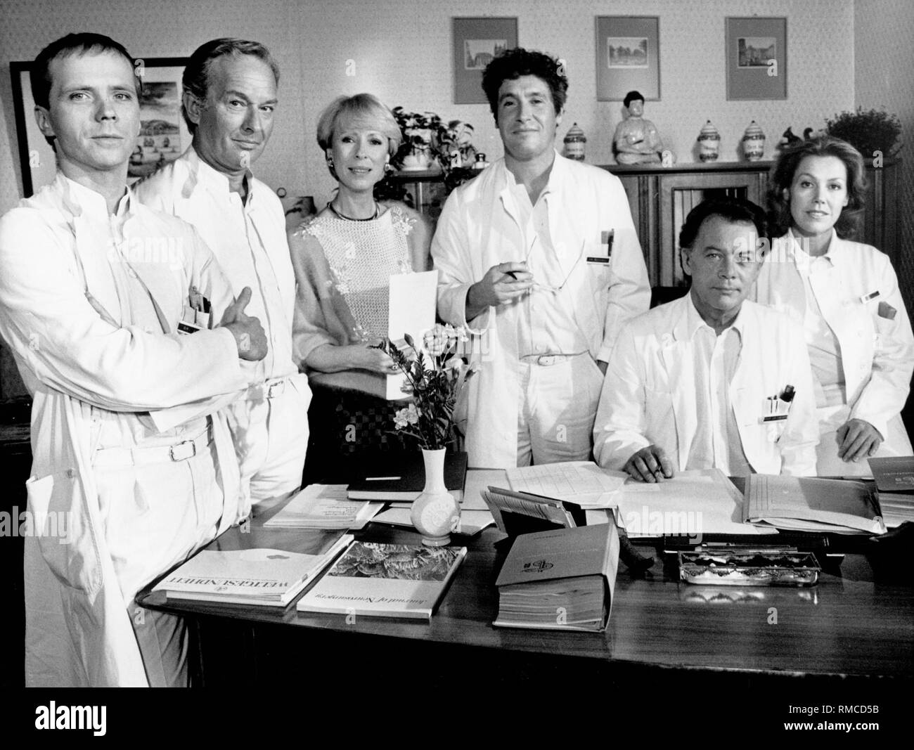 Actors and actresses of the television series "Schwarzwaldklinik" from ...