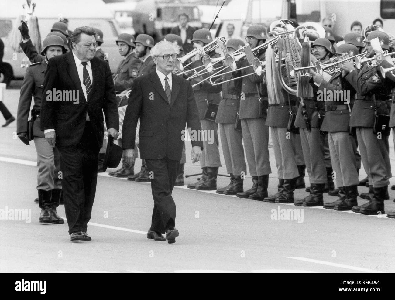 The Bavarian Prime Minister Franz Josef Strauss and the East German ...