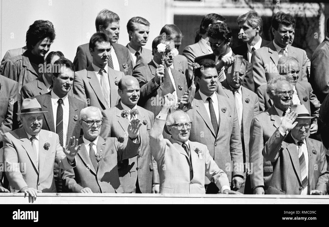 Erich honecker on may 1989 Black and White Stock Photos & Images - Alamy