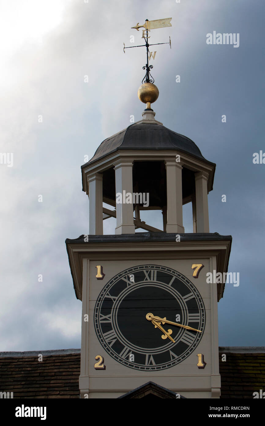 Clock and wind vain hi-res stock photography and images - Alamy