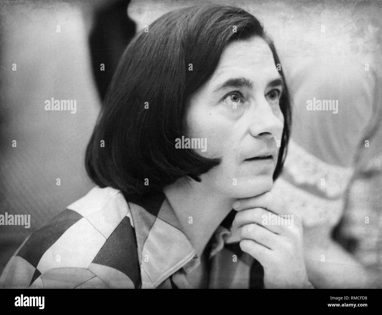 Christa Wolf (born 1929), German writer. Undated photo Stock Photo - Alamy
