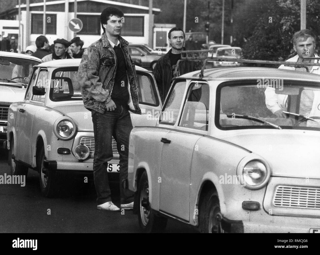 1980s traffic jam Black and White Stock Photos & Images - Alamy