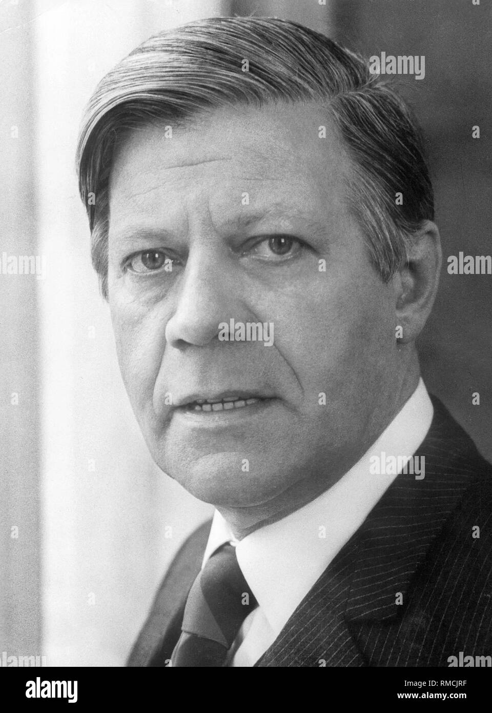 Germany chancellor helmut schmidt spd Black and White Stock Photos ...