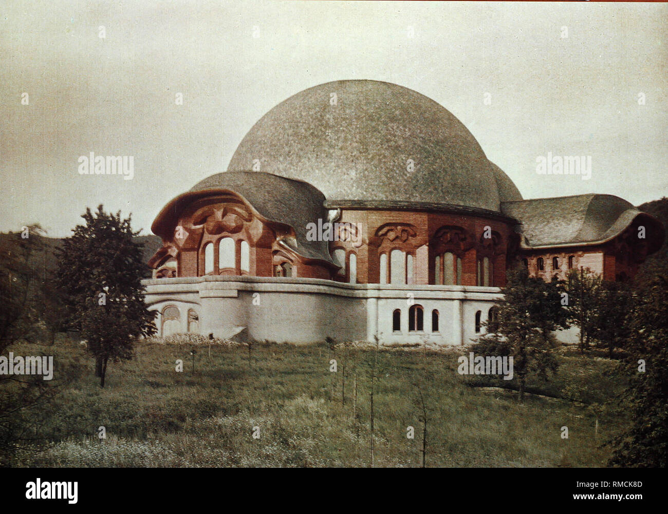 First Goetheanum, front (South) view. Photograph Stock Photo - Alamy
