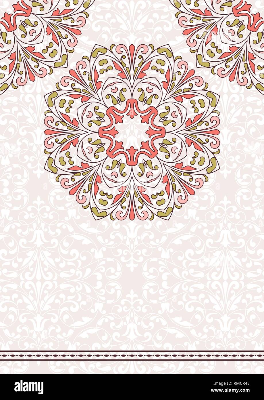 Floral pattern for invitation or greeting card Stock Vector Image & Art ...