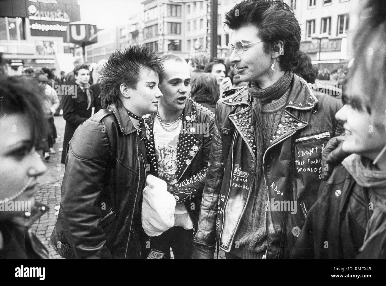 Punk scene in Hannover Stock Photo - Alamy