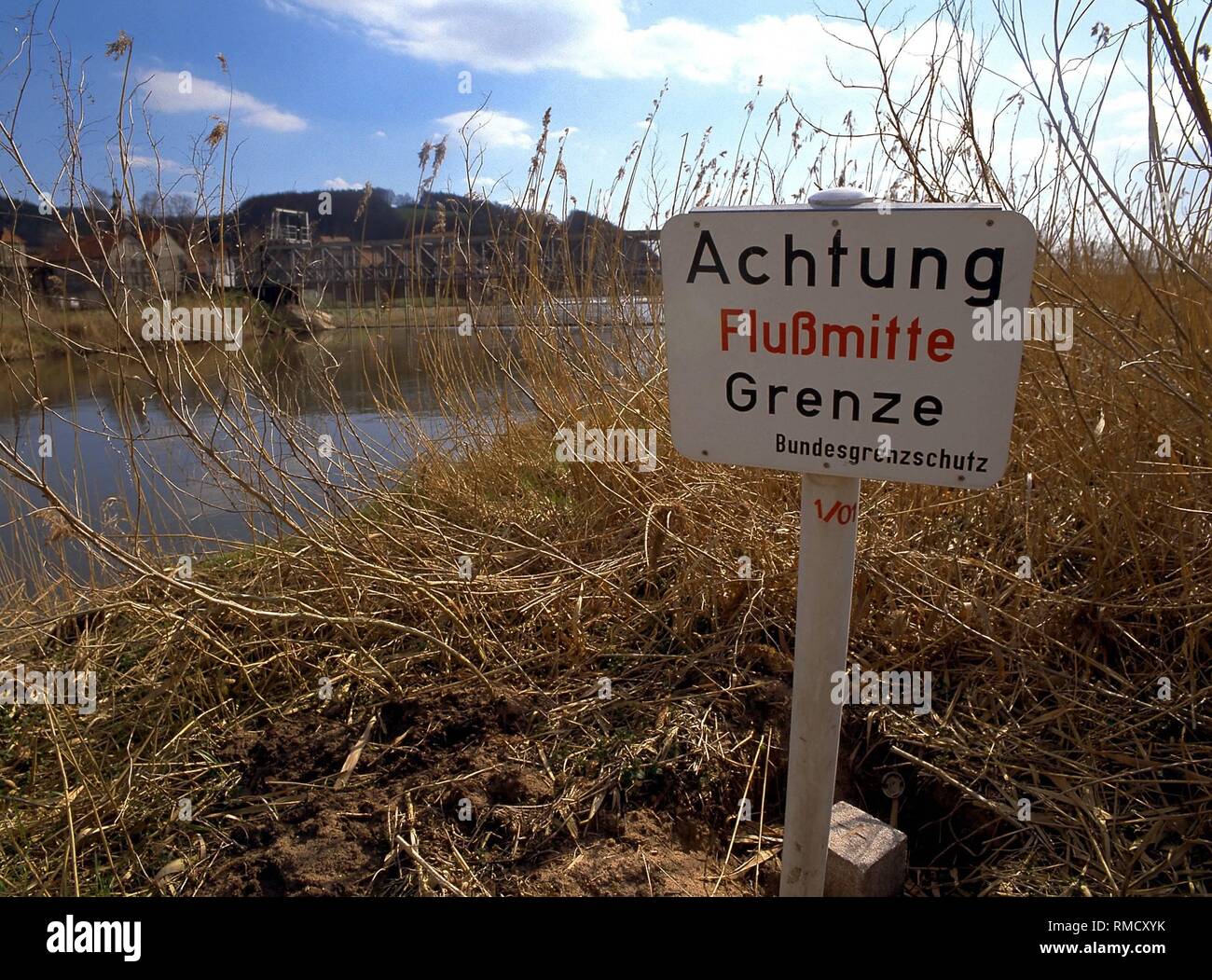 Border sign inner german border hi-res stock photography and images - Alamy