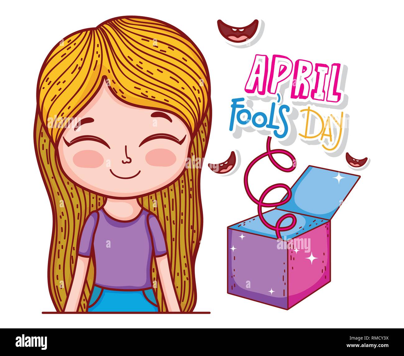 Child with smiles Stock Vector Images - Alamy