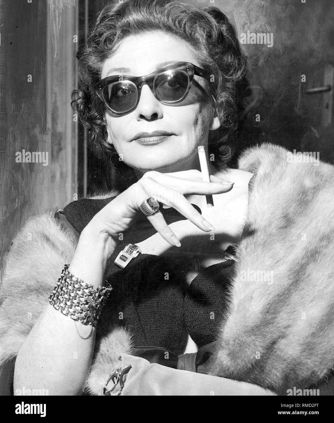 Zarah Leander (1907-1981), Swedish actress and singer Stock Photo - Alamy