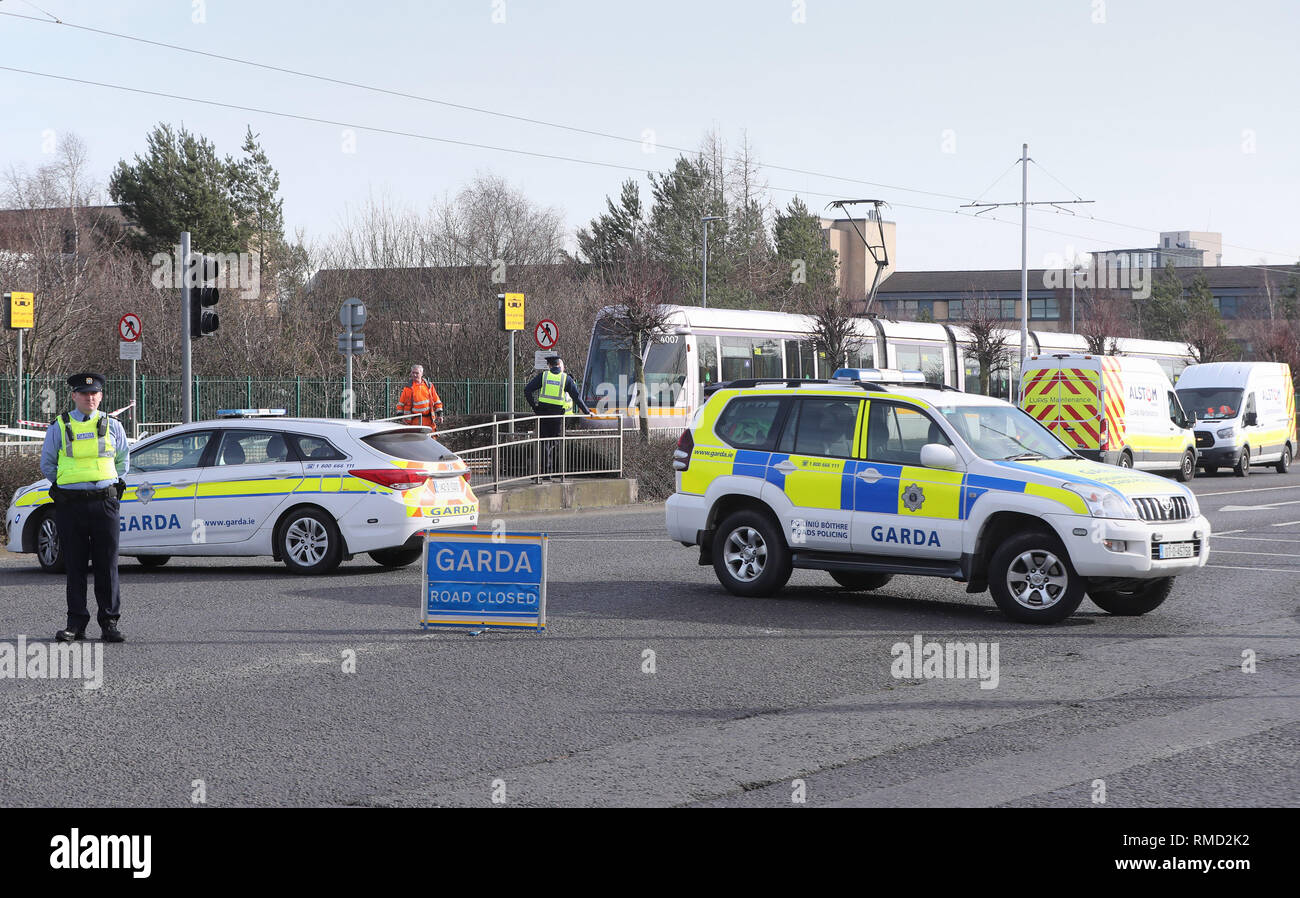 The scene in south Dublin after a woman died after being struck by a ...