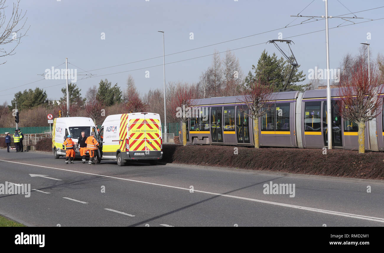 The scene in south Dublin after a woman died after being struck by a ...