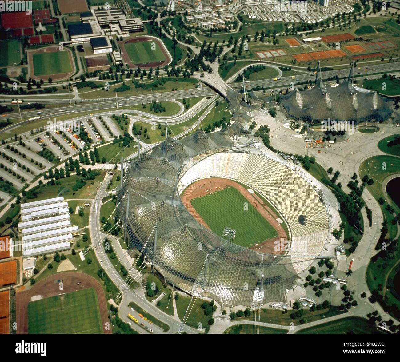 Olympic roof olympic grounds hi-res stock photography and images - Alamy