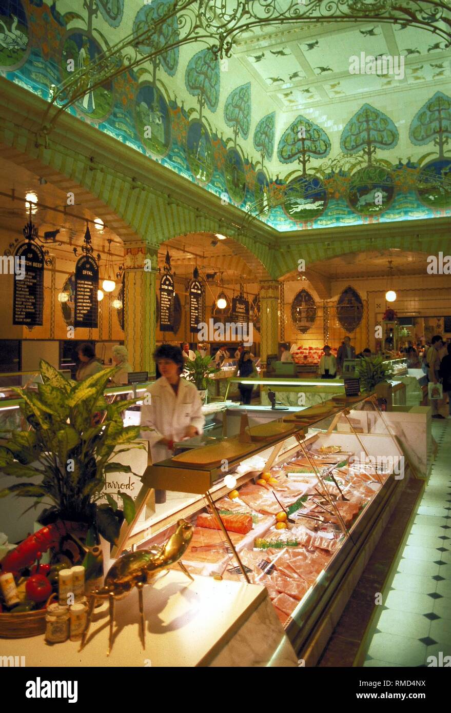 The well-known Harrods department store in London Stock Photo - Alamy