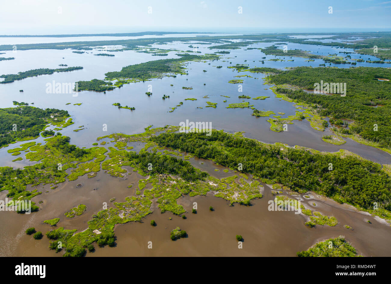 Aerial view everglades national park hi-res stock photography and ...