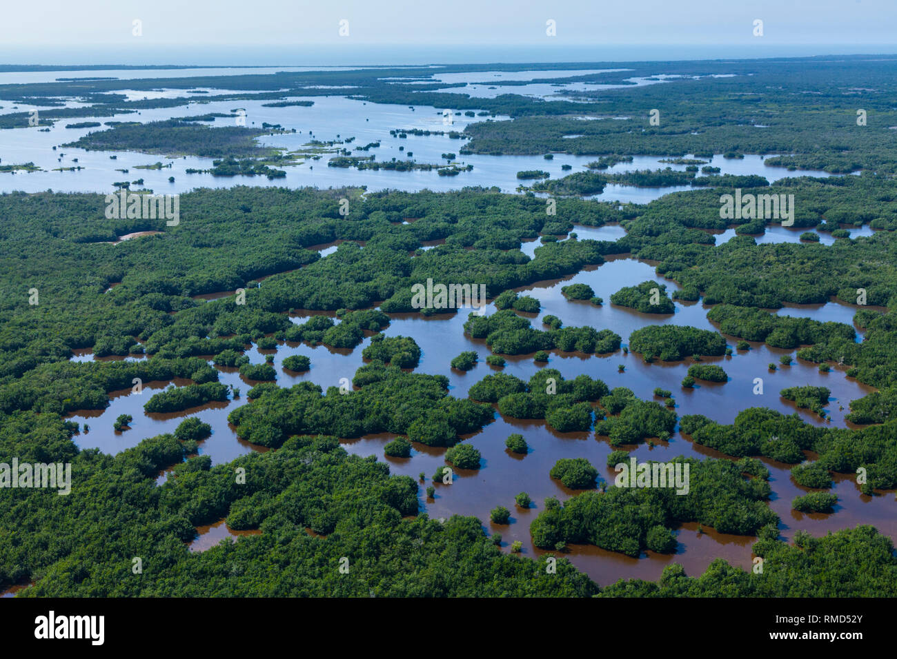 Aerial view everglades national park hi-res stock photography and ...