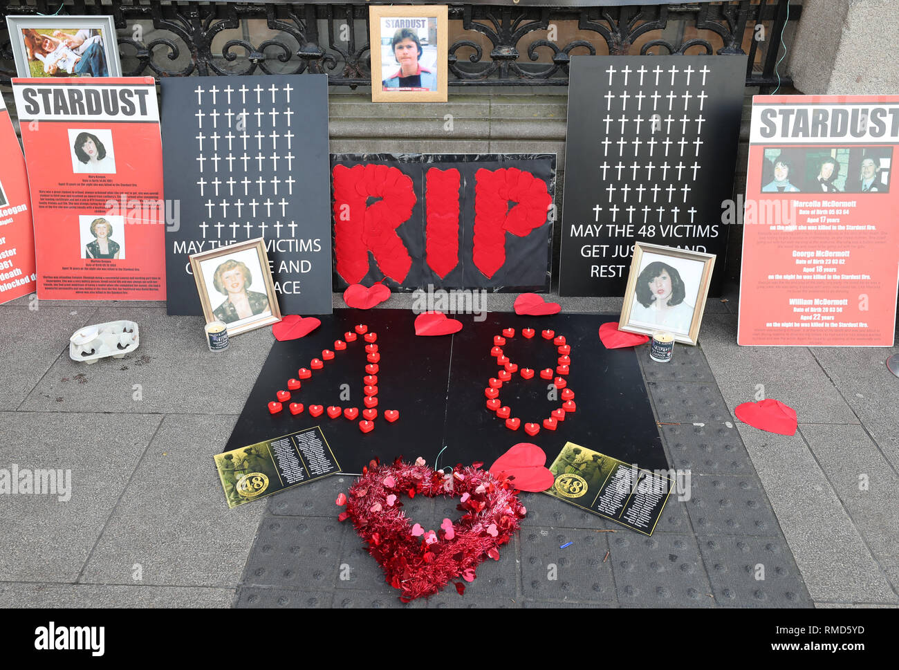 Relatives stardust nightclub fire victims hi-res stock photography and ...