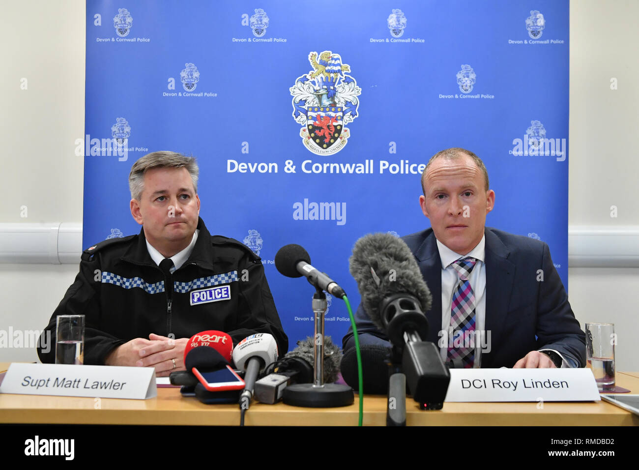 Superintendent Matt Lawler (left) and Detective Chief Inspector Roy ...